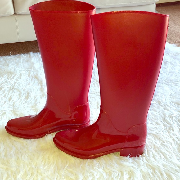 Sam Edelman | Shoes | Red Sam Edelman Boots | Poshmark